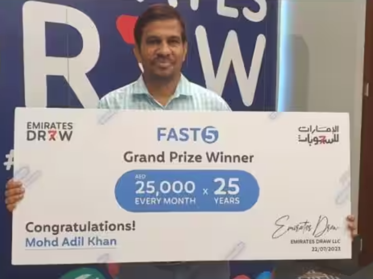 Indian Man Working In Dubai Wins Mega Prize, To Get Rs 5.5 Lakh Every ...