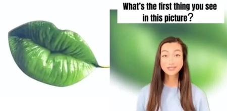 Optical Illusion: What Do You See First, Leaf Or Lips?