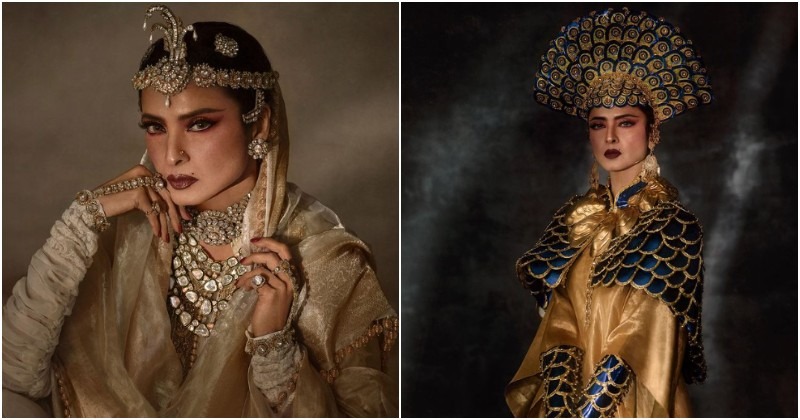 रेखा सदाबहार थीं, हैं और रहेंगी: Vogue Arabia के लिए शाही अवतार में ...