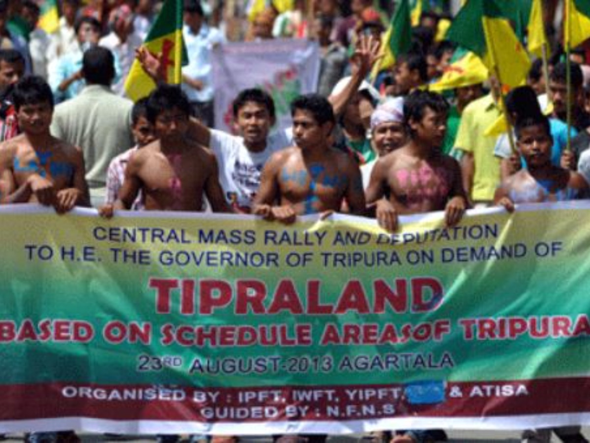 Already Defined Boundaries Of Greater Tipraland, Name Can Be Altered To ...