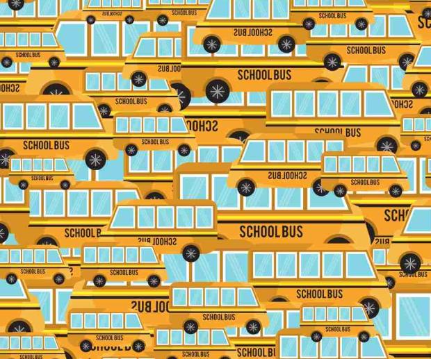 Optical Illusion: Find The Hidden Pencil Among The Buses In 10 Seconds