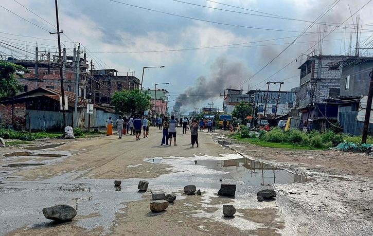 Manipur: Day After Union Minister's House Torched, Mob Attempt To Set ...
