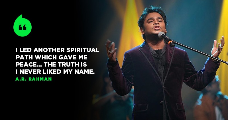 DYK A.R. Rahman Converted To Islam At The Age Of 23 And Changed His ...