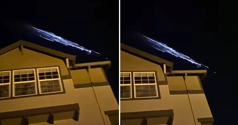 Man Captures Rocket Debris Falling Through Earth's Atmosphere On Cam