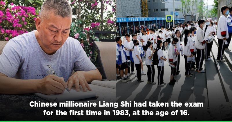 56-year-old Chinese Millionaire Sits For Country's Toughest Exam For The 27th Time
