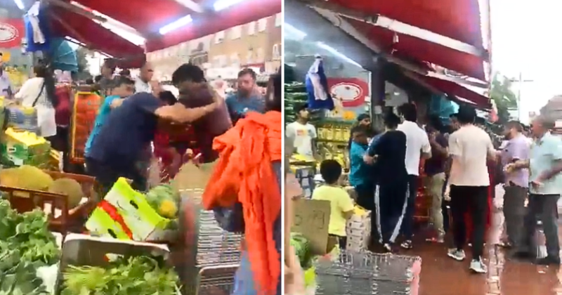 Video Of Desis Fighting Over Mangoes In London Goes Viral