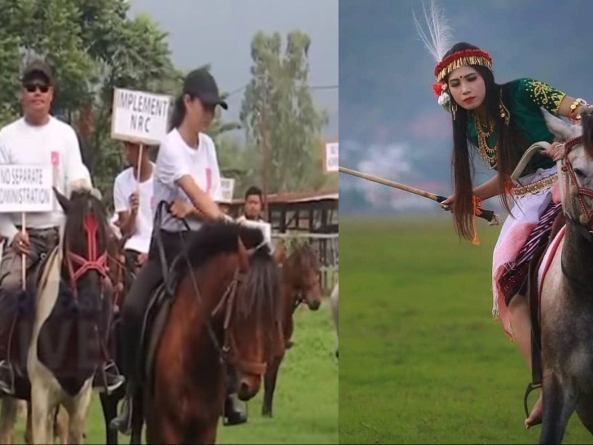 Polo Players Hold Pony Rally For Peace In Manipur - The State Where ...