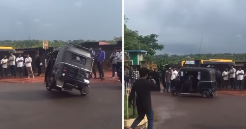 Video Alert: Auto-rickshaw Stunt Leaves People Speechless