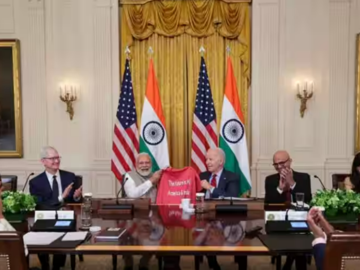 Unique Diplomacy! Joe Biden Gifts PM Modi Special T-Shirt Carrying His ...