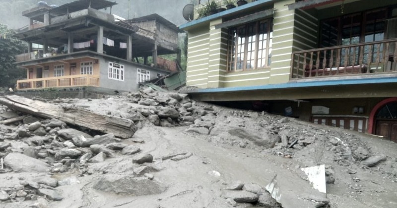 Devastating Floods in Sikkim: Landslides Destroy Homes, Tourists ...