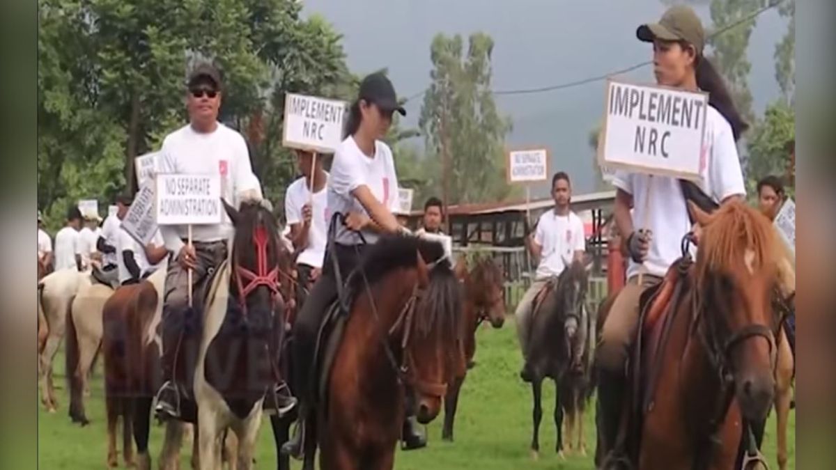 Polo Players Hold Pony Rally For Peace In Manipur - The State Where ...