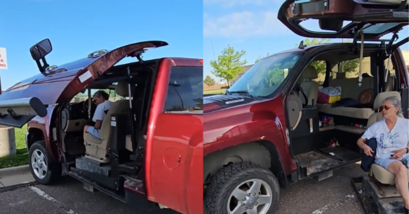 Truck Transformed Into Extravagant Luxury Car