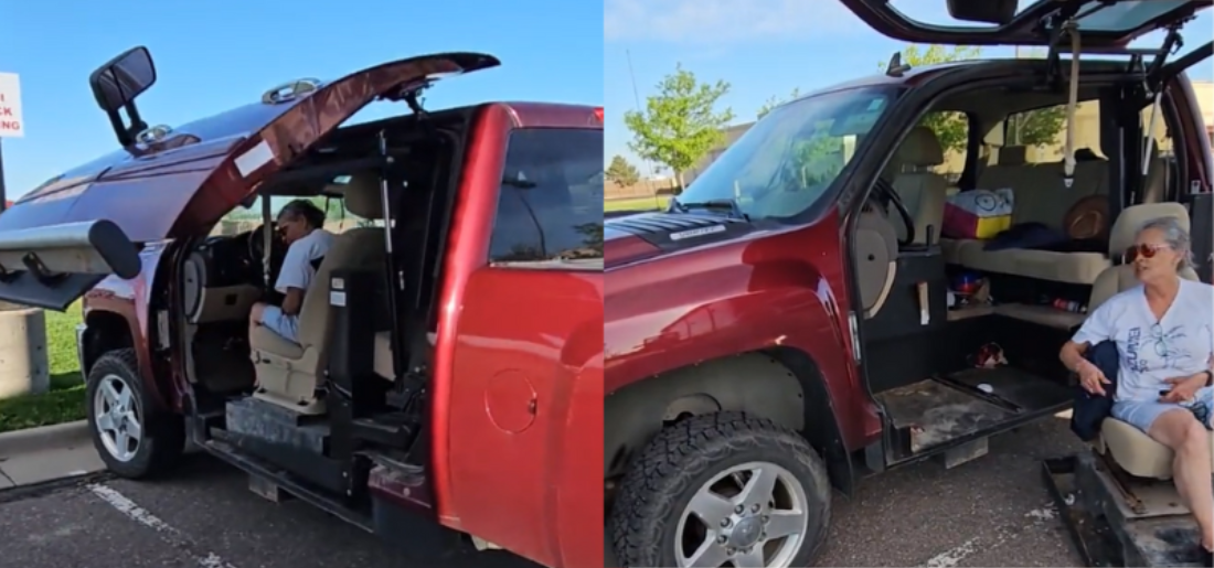 Truck Transformed Into Extravagant Luxury Car