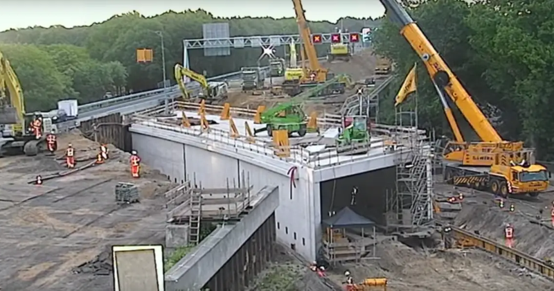 Video Shows Highway Tunnel Being Constructed In 48 Hours