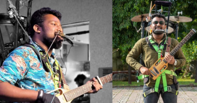 Meet Gladson Peter: The One Man Band Who Can Play 14 Instruments At Once