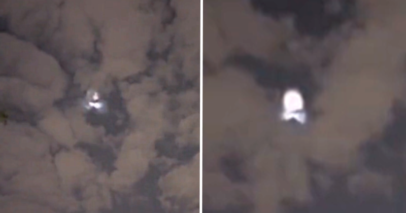 ET Going Home? Flying Balloon Captured On Video