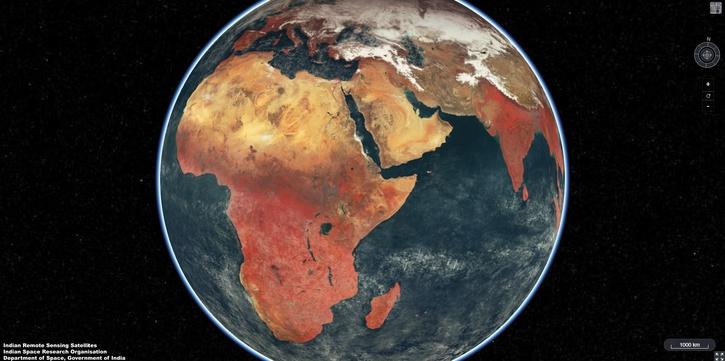 ISRO Shares Breathtaking Mosaic Of Earth From Space, Featuring India In ...