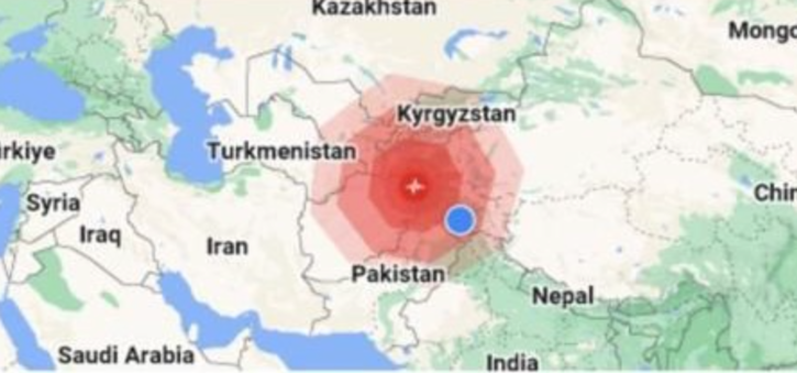 Powerful Earthquake Tremors Felt In Afghanistan, Pakistan, India