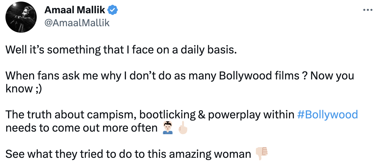 Amaal Malik Shares Story Of 'Campism And Powerplay' In Bollywood