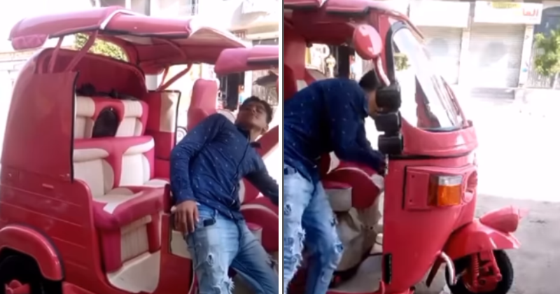 Watch How Man Turned Autorickshaw Into A Convertible