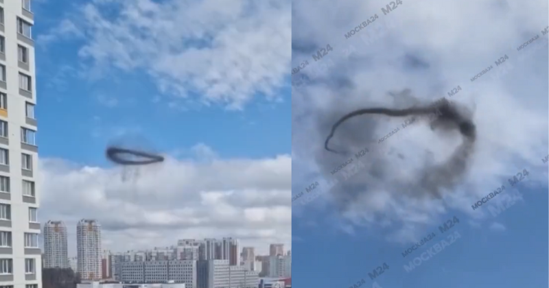 Unexplained Black Circle Spotted in Moscow's Sky