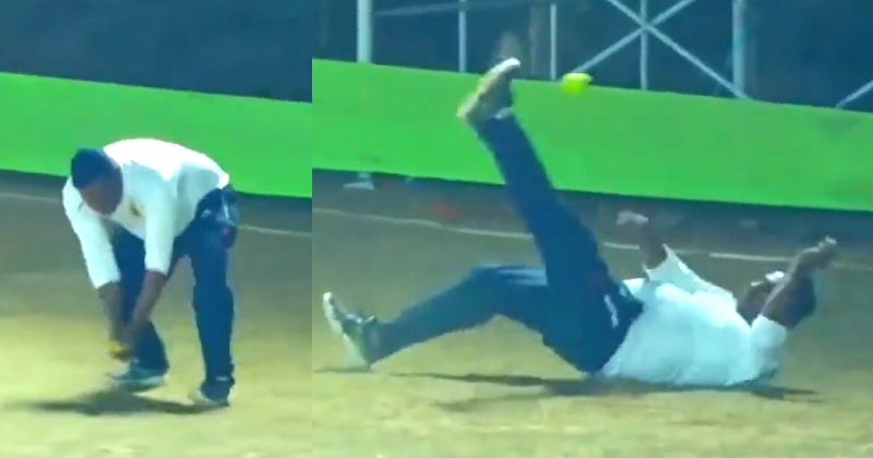 Mumbai Man's Epic Cricket Fielding Fail Goes Viral