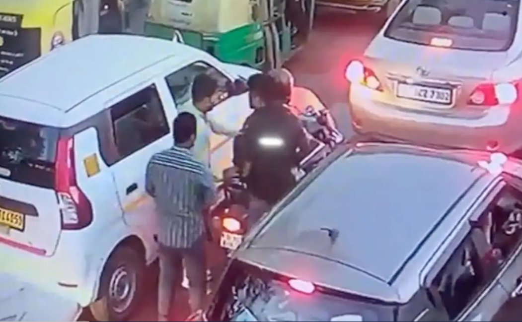 CCTV Footage Shows Men On Bike Stealing Rs 40 Lakhs From Rider's Bag At ...