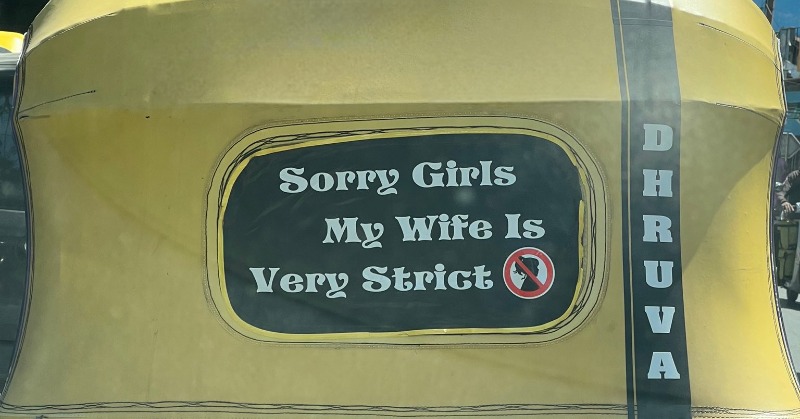 Amusing Message On Auto-rickshaw Goes Viral