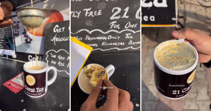 Gold Rush In A Cup: Lucknow Eatery's 24-Carat Gold Chai Creates A Buzz