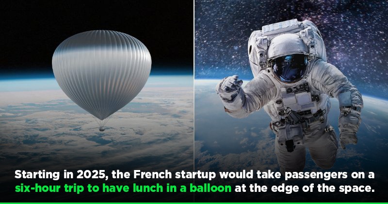 French Startup Offers Fancy Lunch At The Edge Of Space For Rs 1 Crore