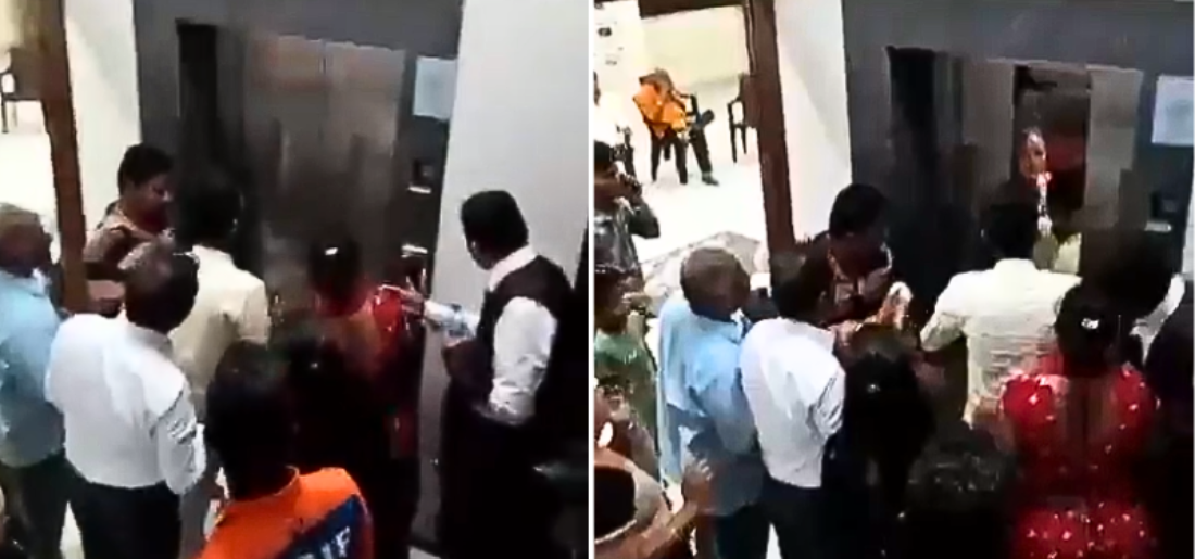 Bride Gets Stuck Inside Lift For 30 Minutes