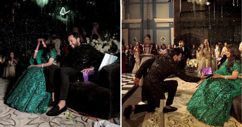 Bride Can't Believe Groom's Surprise Dance To 'Maan Meri Jaan'