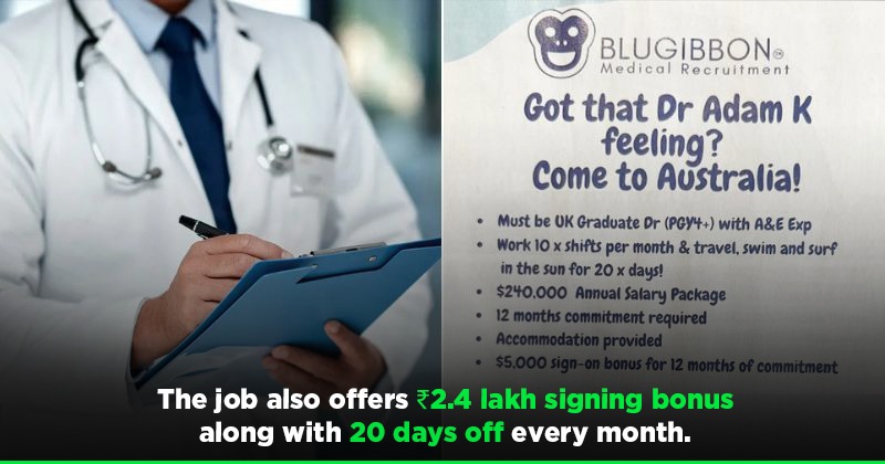 Job Ad Offering Rs 1.3 Crore Salary For Working Just 10 Days A Month ...