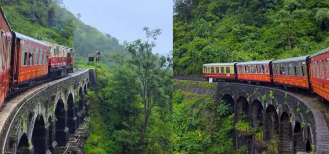 This Video Of Kalka-Shimla Train Will Leave You In Awe