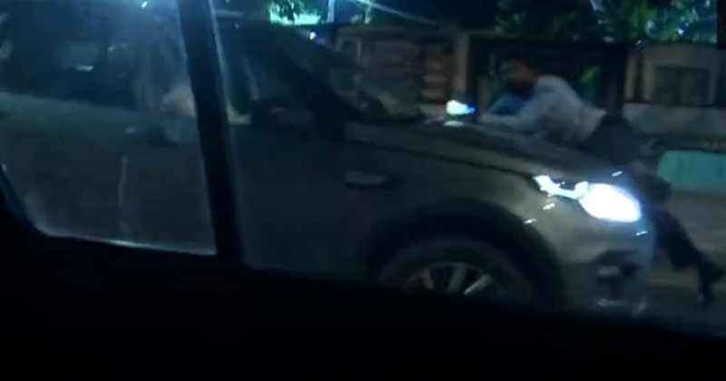 Road Rage Caught On Cam: Bihar MP's Driver Drags Man On Car's Bonnet For 3 Km In Delhi