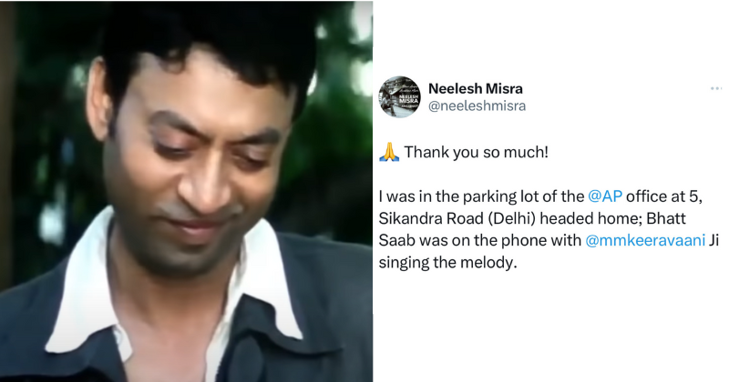 Neelesh Misra Was Stuck In Traffic When He Wrote Maine Dil Se Kaha