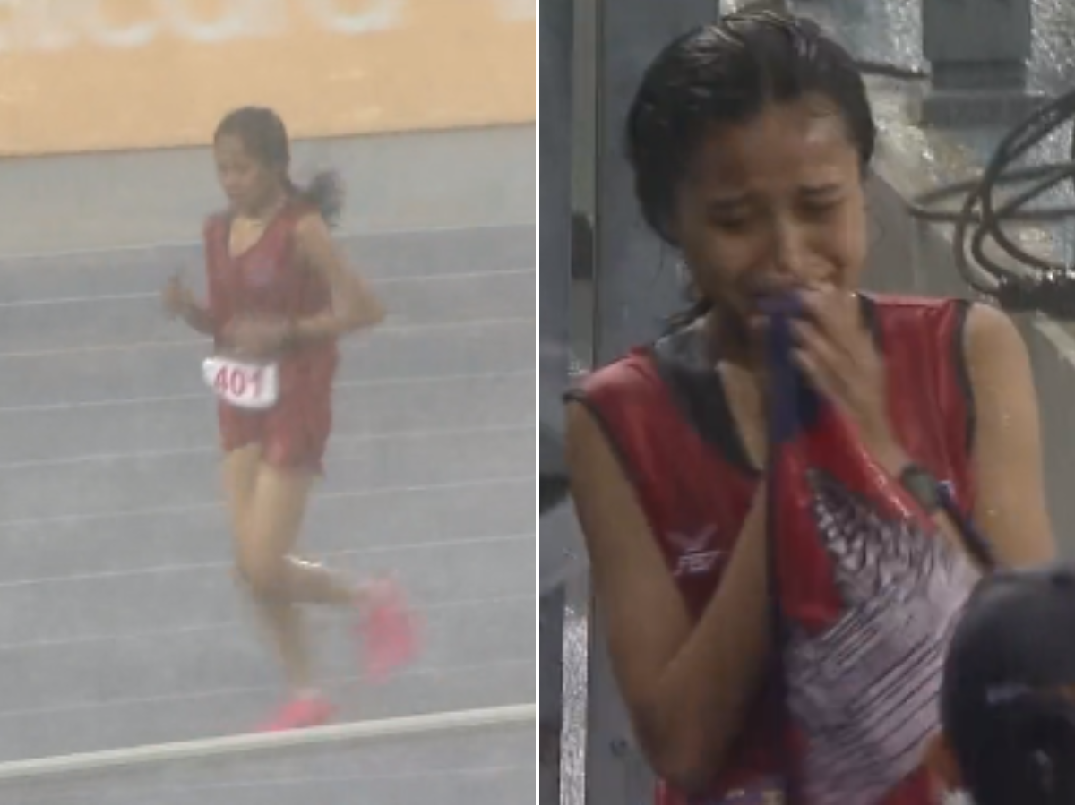 Video of Woman Runner Finishing Race in the Heavy Rain Goes Viral for ...