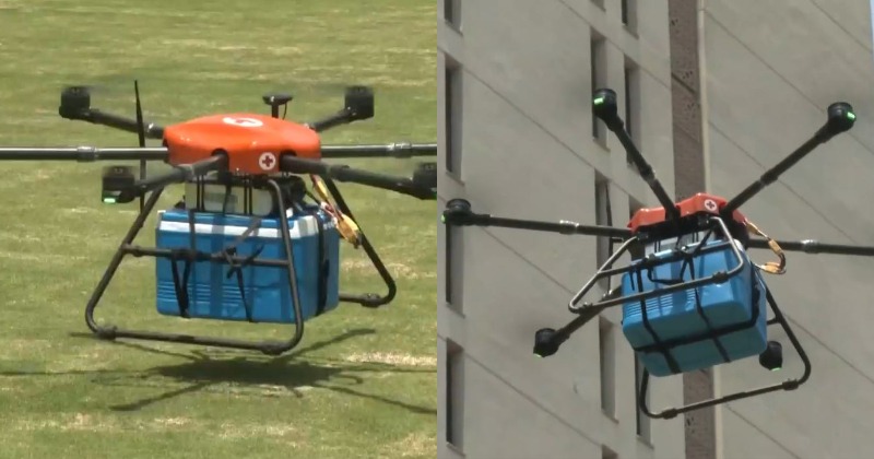I-Drone: In A First, Drones Used To Deliver Blood Bags In Delhi