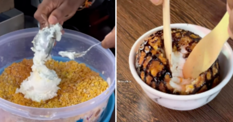 Video Of Fried Ice Cream Goes Viral