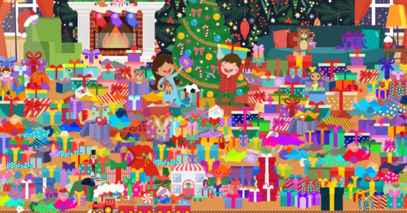 Optical Illusion For Christmas: Spot The Hidden Money!