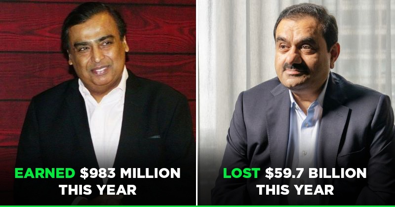 How Much Wealth Have India's 10 Richest Gained/Lost This Year?
