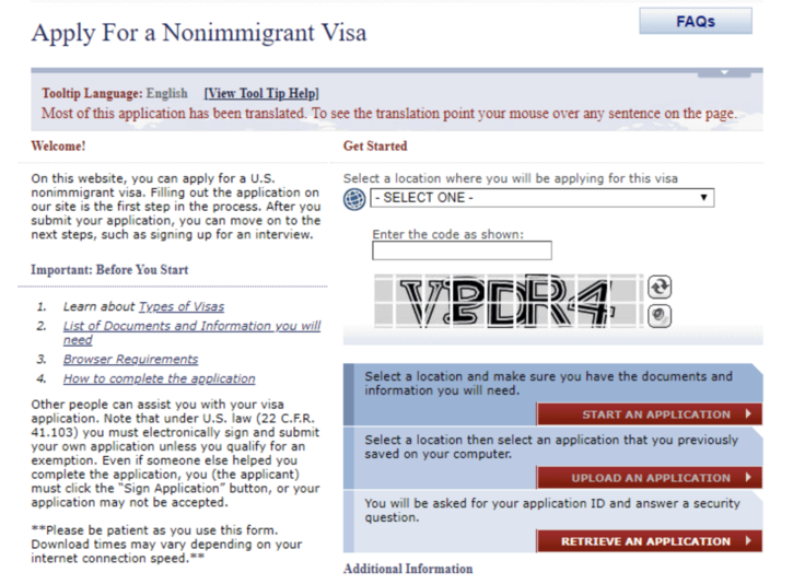 Detailed Stepwise Guide For Filling Out DS-160 Form Form Correctly