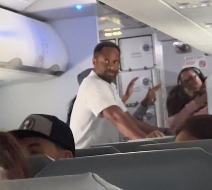 Watch: Passenger Throws Bizarre Fit On Plane Mid-Air