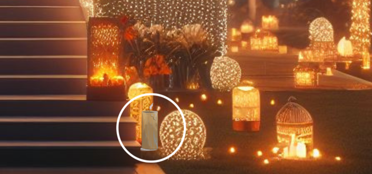 Can You Find The Mysterious Candle In This Image?