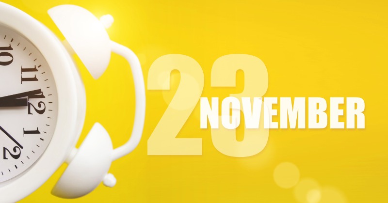 23 November What Happened On This Day In History