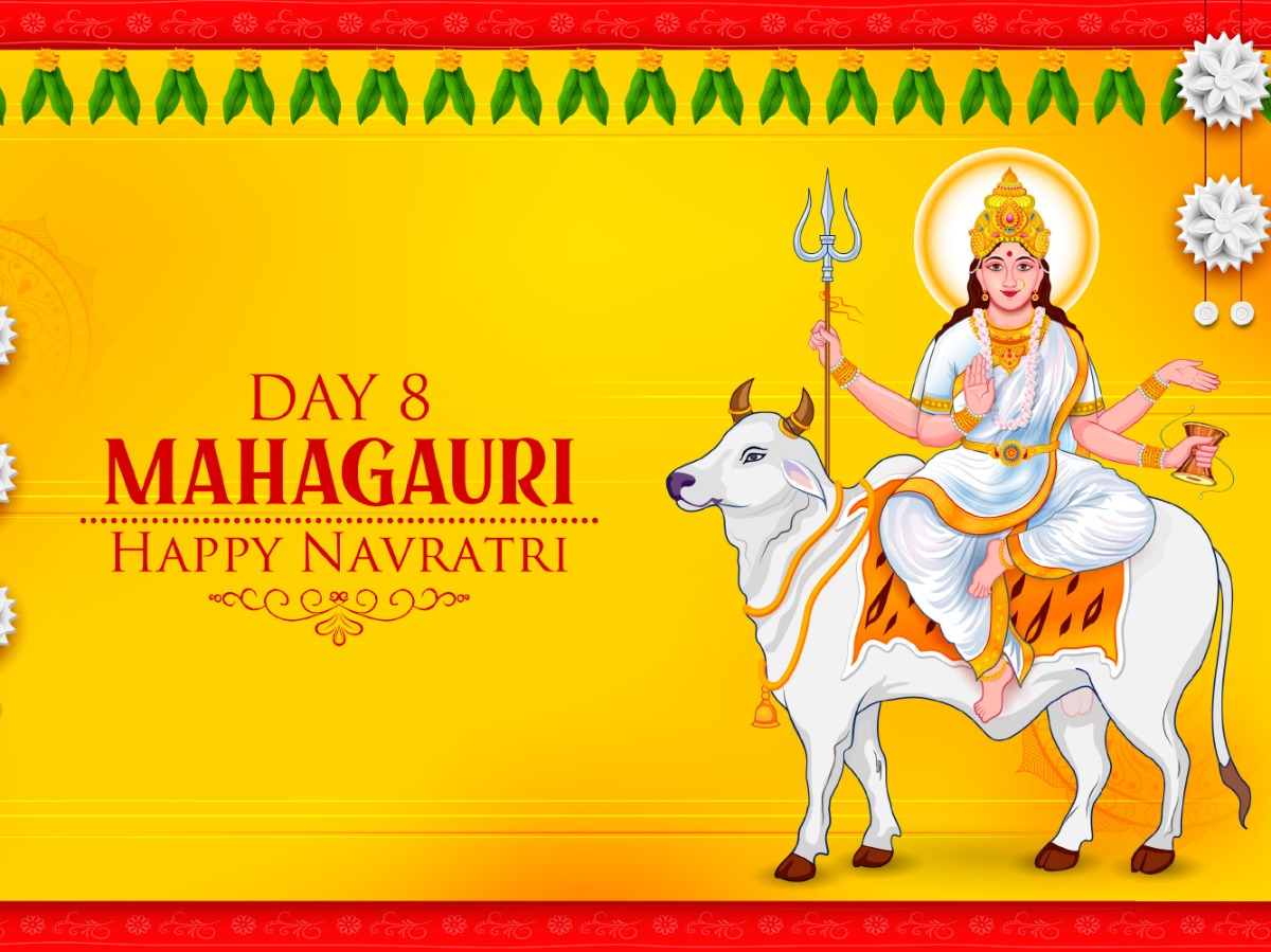Navratri 2023 Day 8: Maa Mahagauri And Maha Ashtami Puja Vidhi, Colour ...