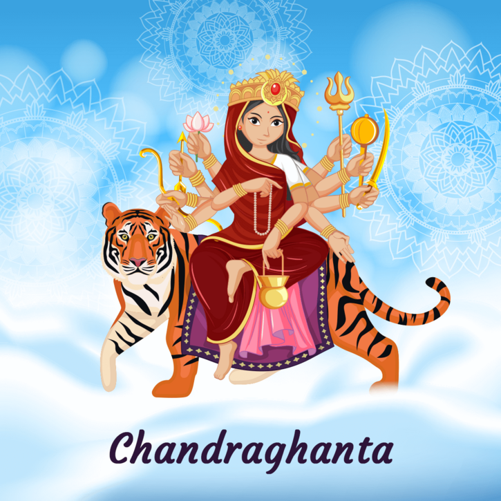3rd Day Of Shardiya Navratri Maa Chandraghanta Puja In Hindi: नवरात्रि ...