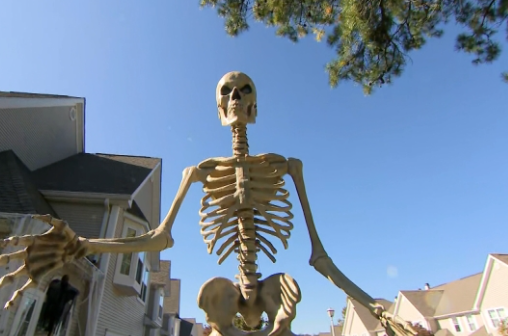 'Pole-Dancing Skeleton' Halloween Display Stirs Controversy