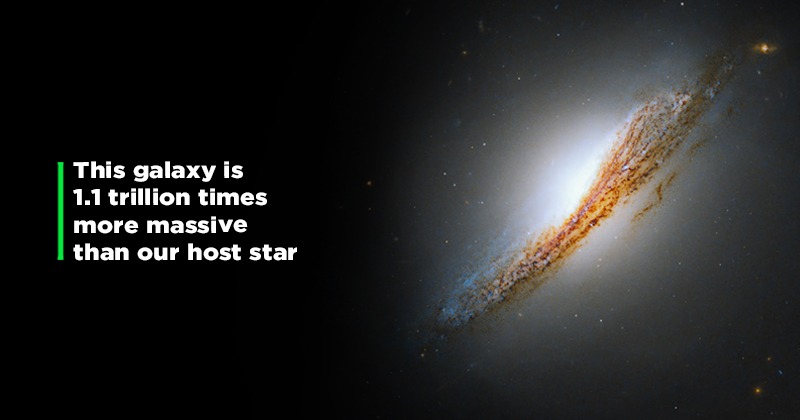 Hubble Telescope Captures Rare Galaxy With A Luminous Centre