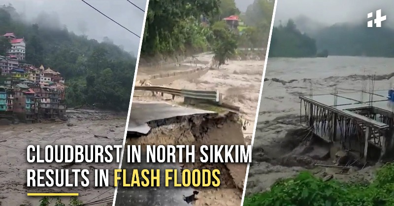 Cloudburst In North Sikkim Results In Massive Flash Floods, 23 Army ...
